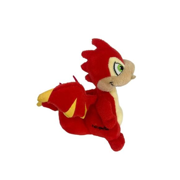 Neopets | Toys | 207 Neopets Red Plush Stuffed Animal Toy 6 Dragon Rare ...